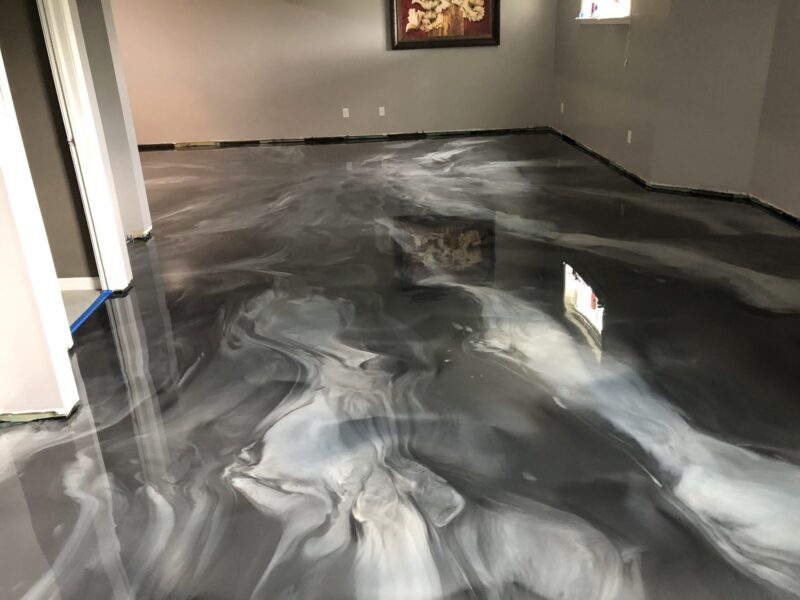 Transform your space with these inspiring metallic epoxy ideas - Epoxy ...